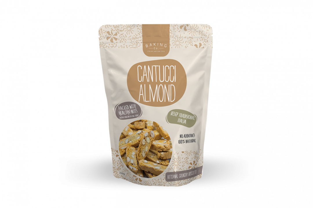 BKC Cantucci Almond 200 g - Bali Direct - Bali's Online Whole Foods Store