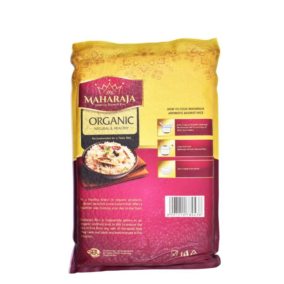JTR Maharaja Organic Rice 2kg - Bali Direct - Bali's Online Whole Foods ...